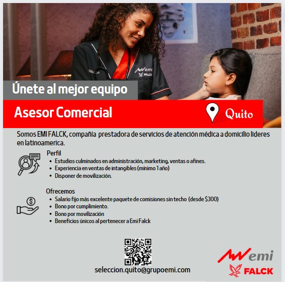 ¡Oportunidades de Empleo en EMIECUADOR S.A. EMPRESA DE MEDICINA INTEGRAL!